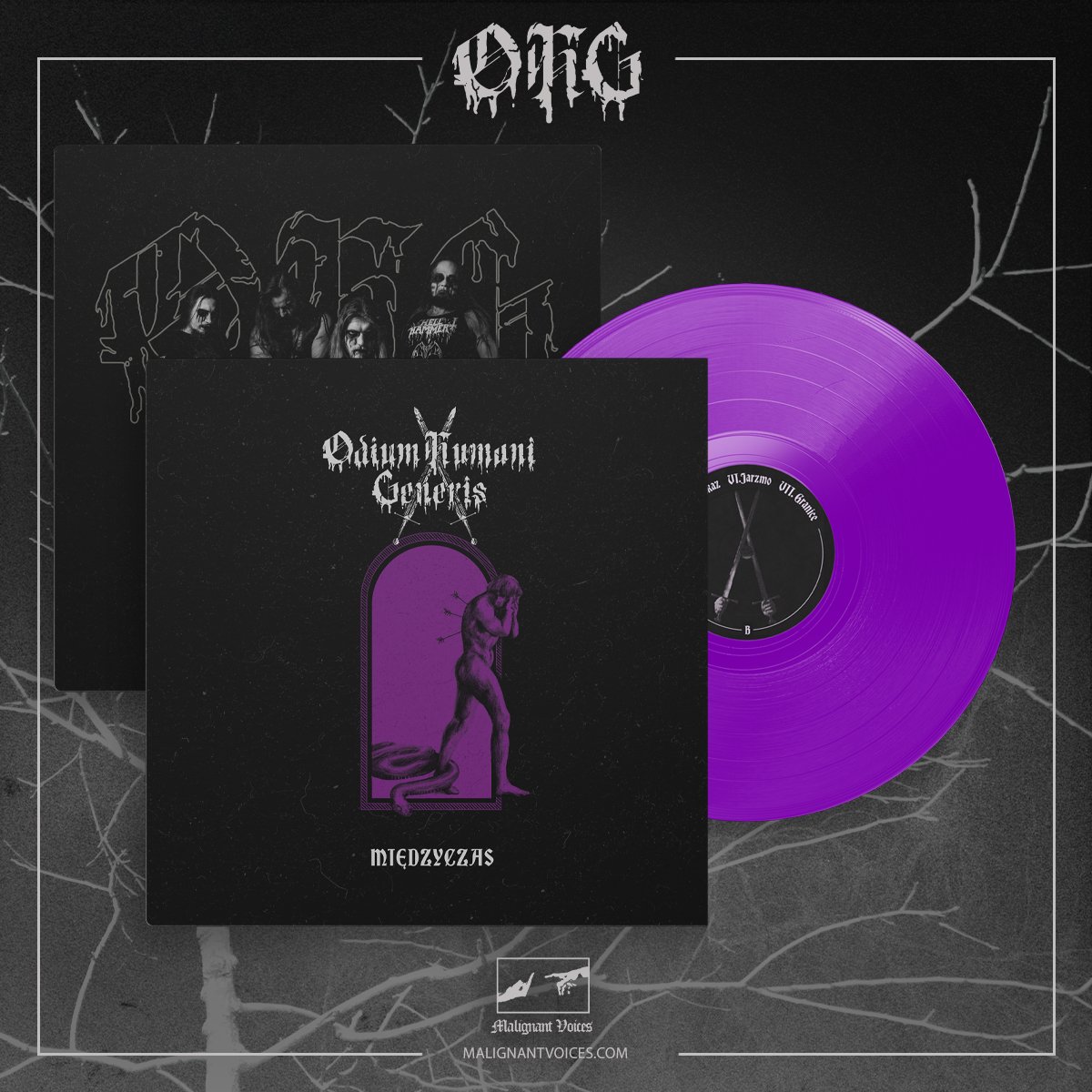 ODIUM HUMANI GENERIS - Międzyczas (VIOLET VINYL) | Malignant Voices Webshop