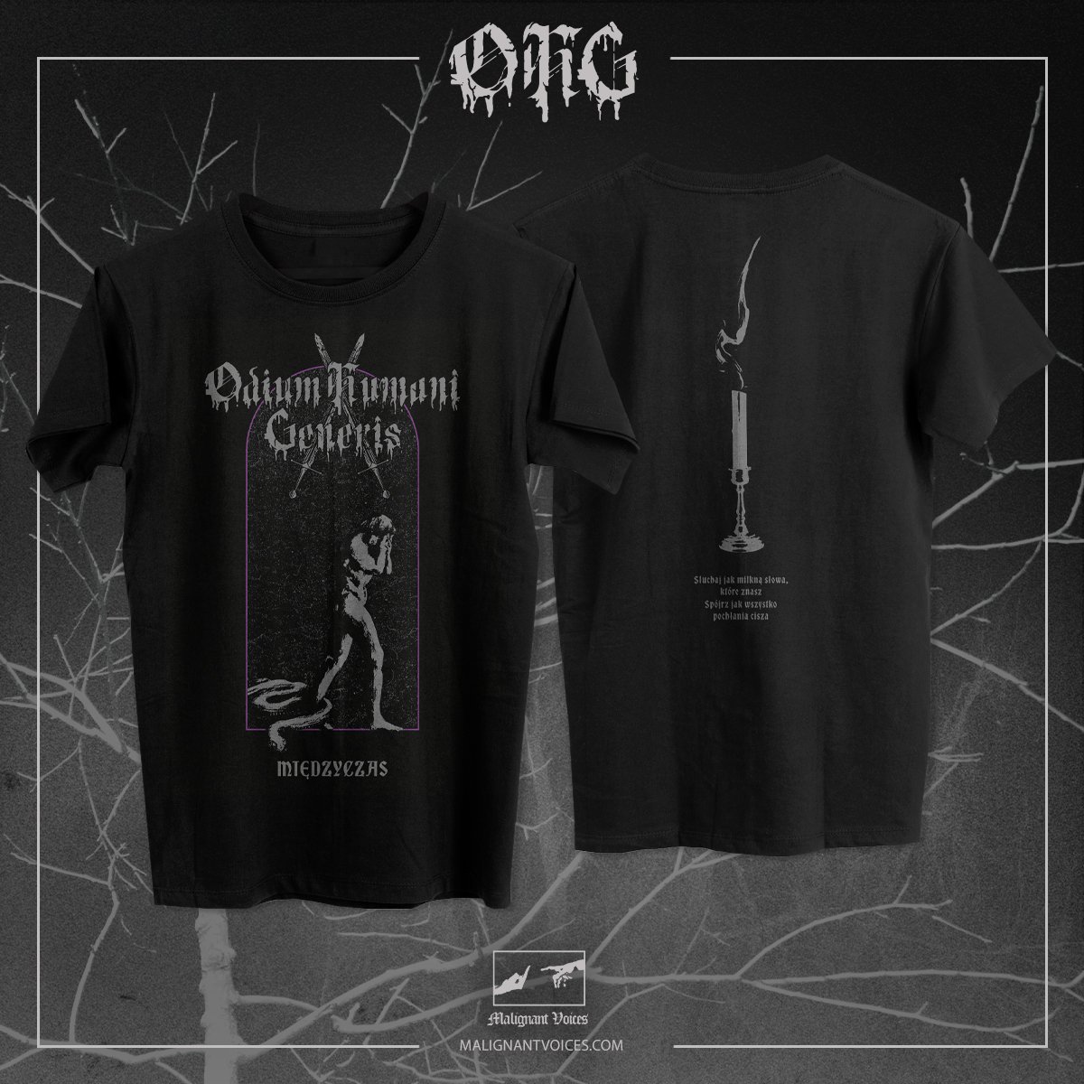 ODIUM HUMANI GENERIS - Międzyczas (T-SHIRT) | Malignant Voices Webshop