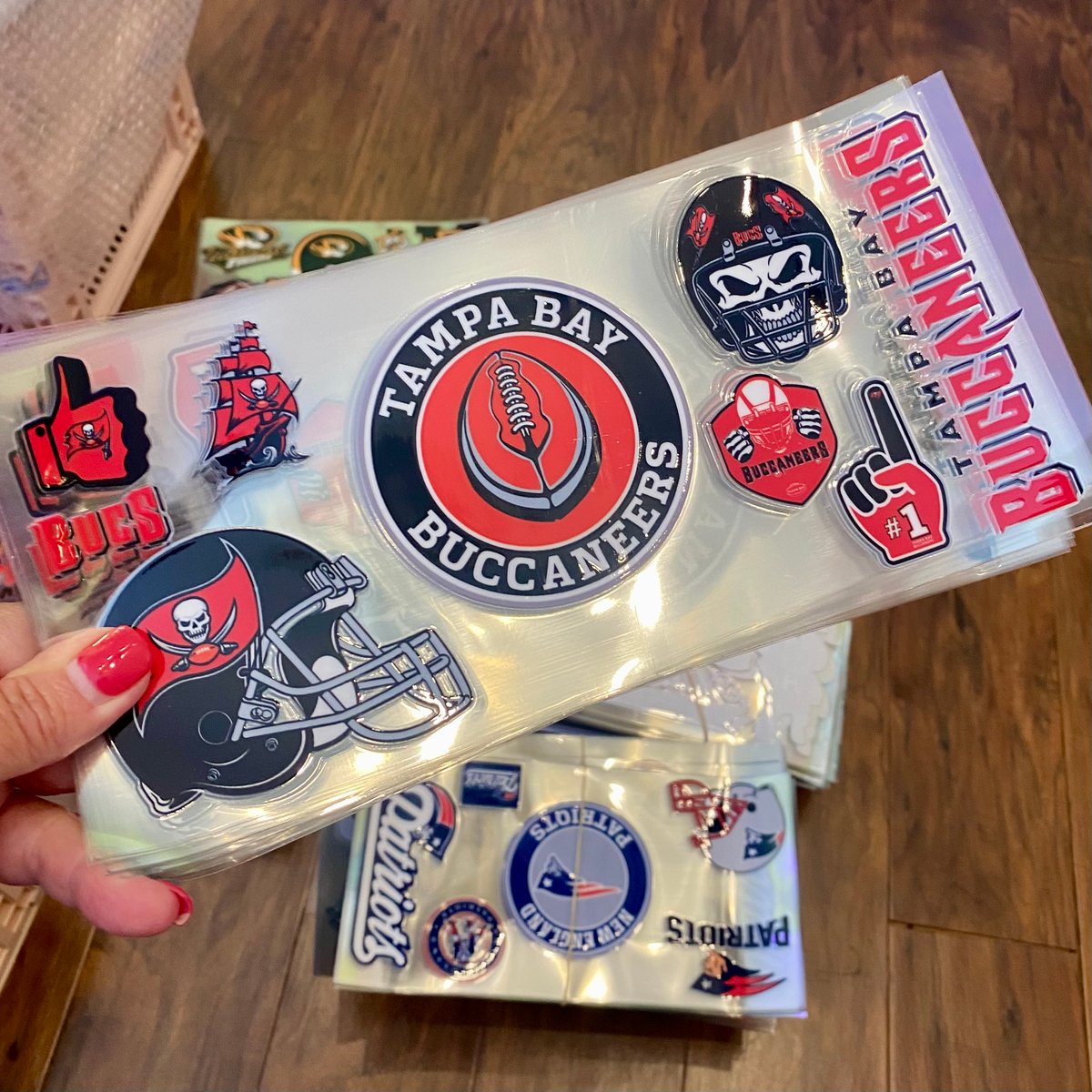 Uv Dtf Wrap Tampa Football FB12 Bucs Buccaneers | Okie Boujee