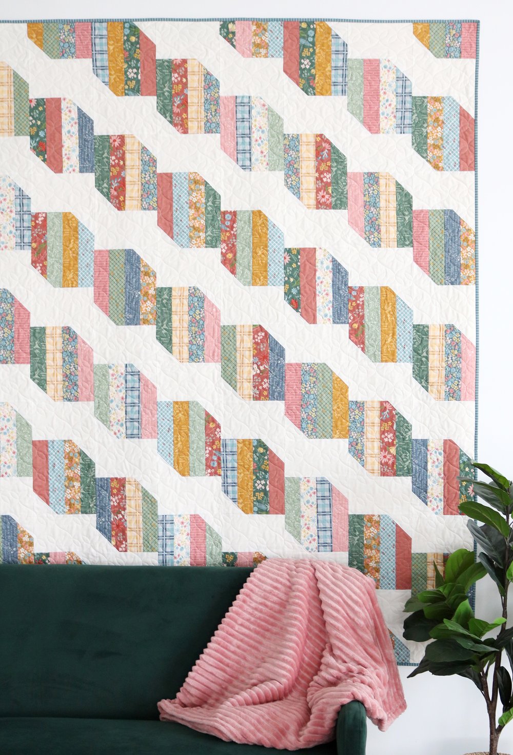 Runway quilt pattern - PAPER pattern | A Bright Corner