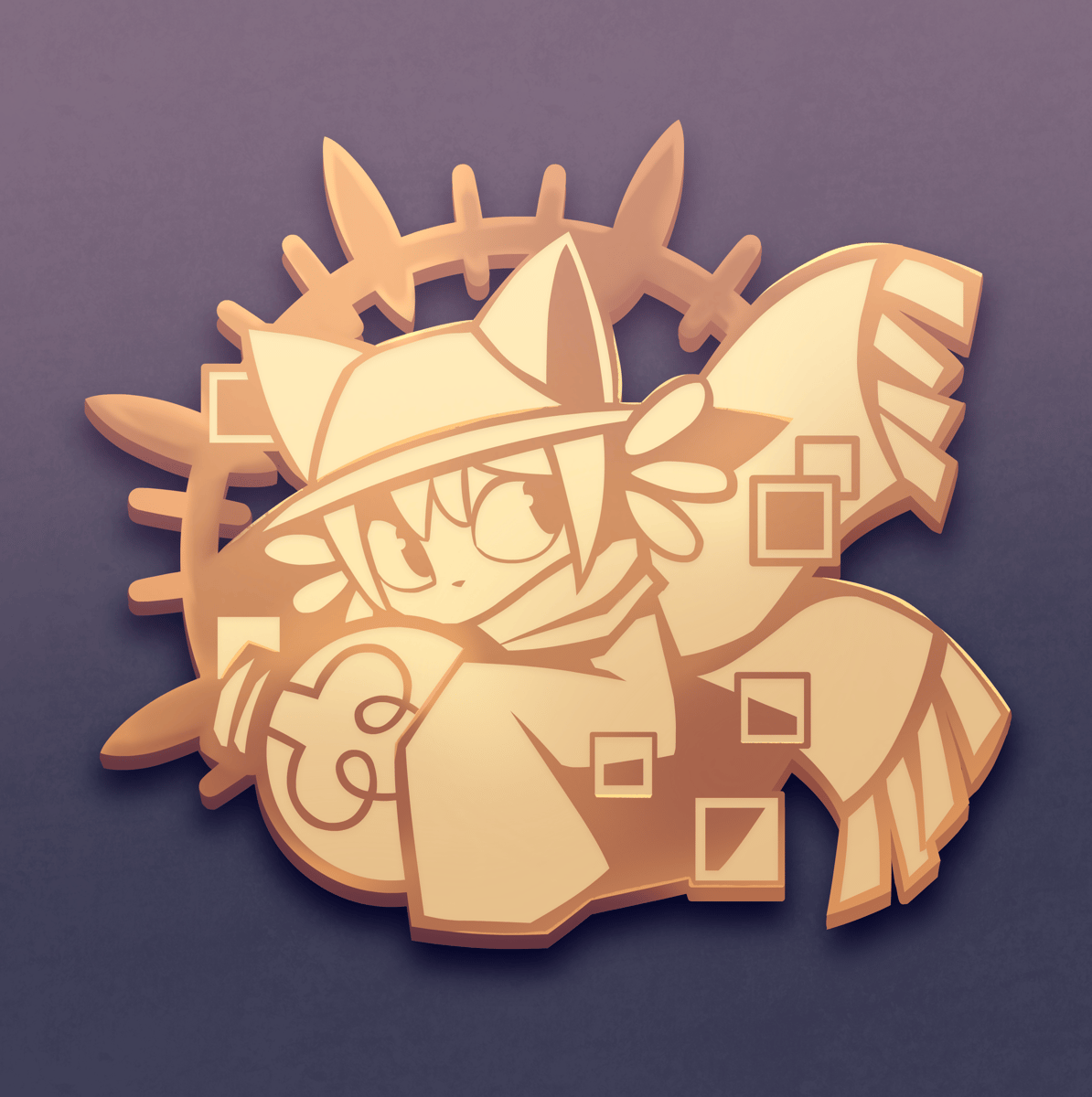 Oneshot 10th Anniversary - Enamel Pin | Moth Parfait