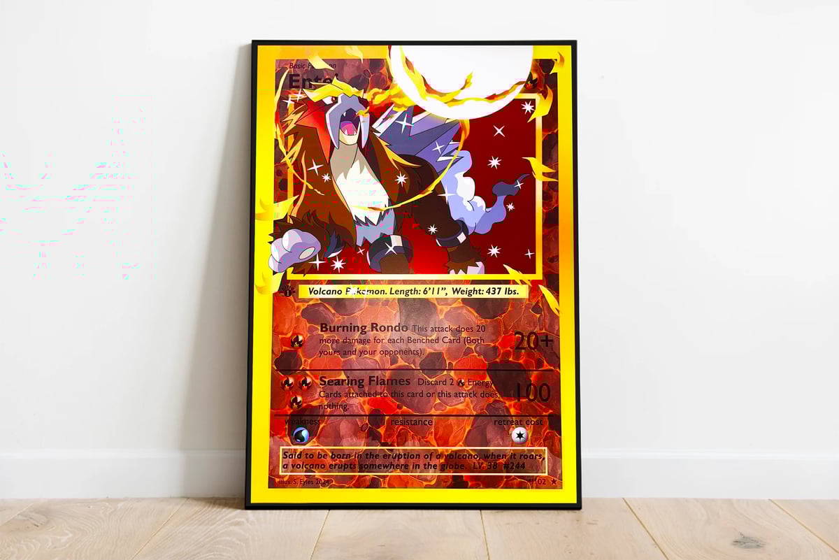 Entei Premium FanArt Print | Manga Market