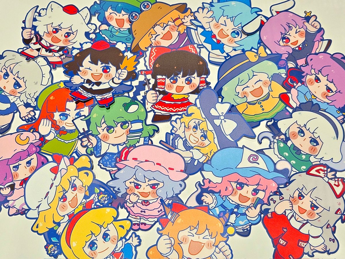 Touhou Vinyl Stickers | limpachi