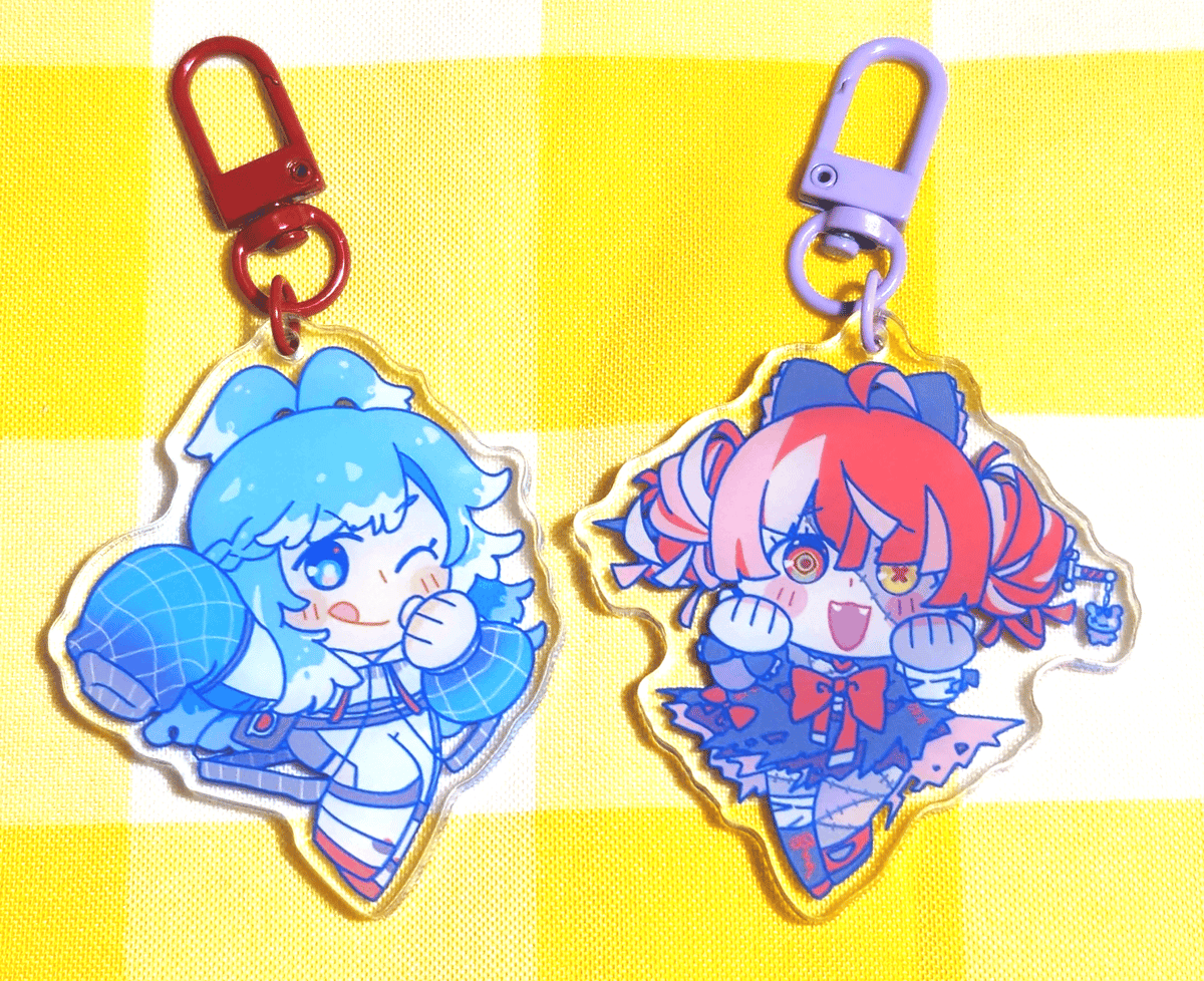 Hololive ID Acrylic Charms | limpachi