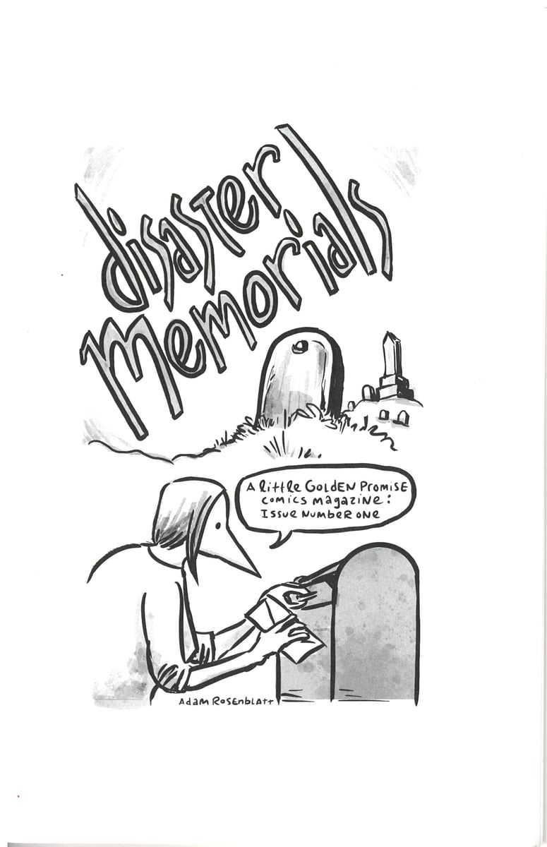 Disaster Memorials | Comics Blogger