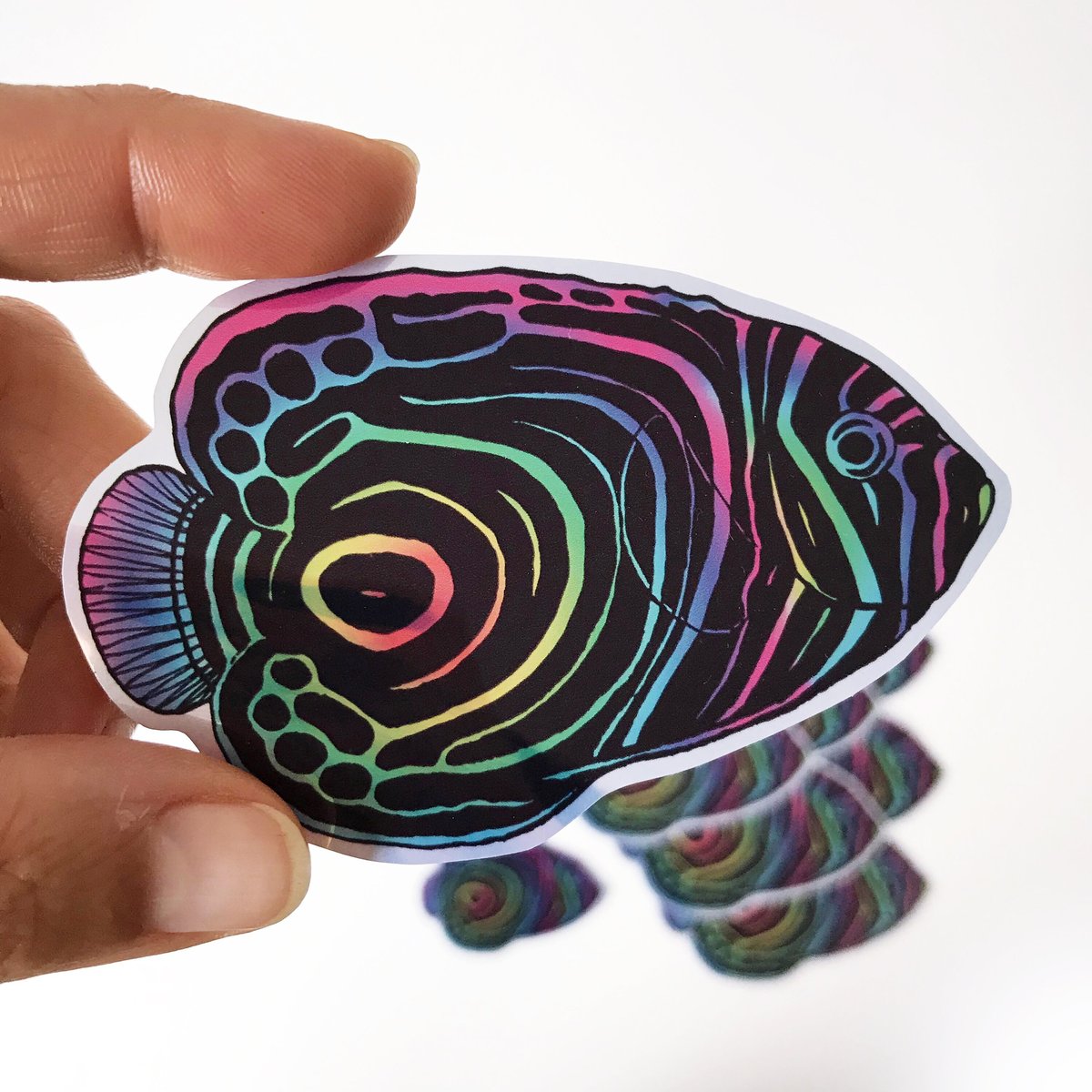 Fish vinyl sticker | Artsymalistic