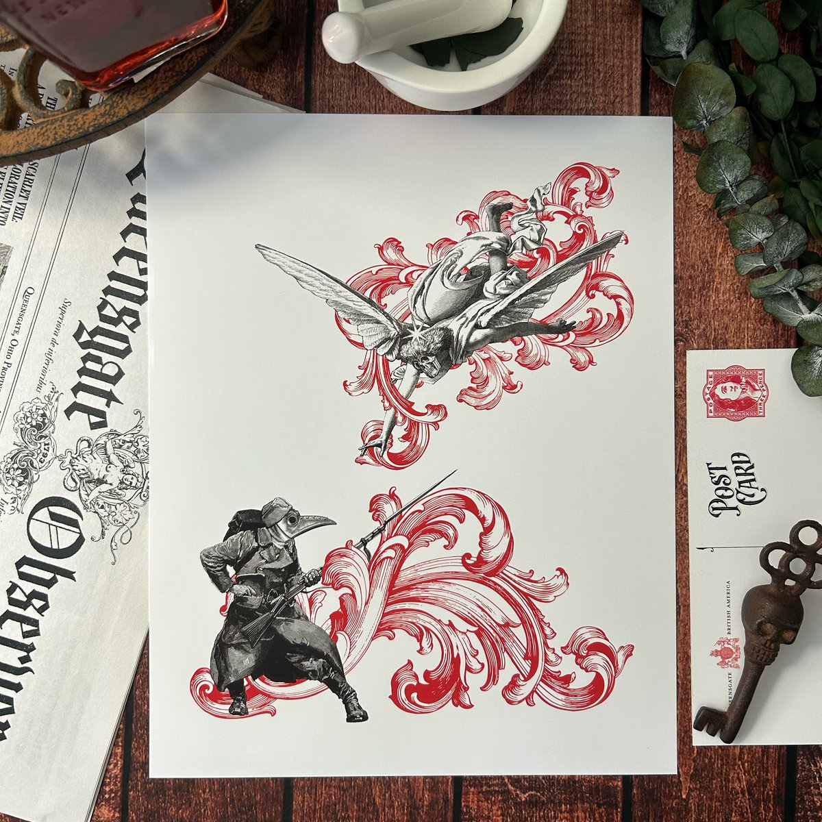 Plate No. 25 - The Battle for Queensgate | Doc Galahan | Art Prints ...