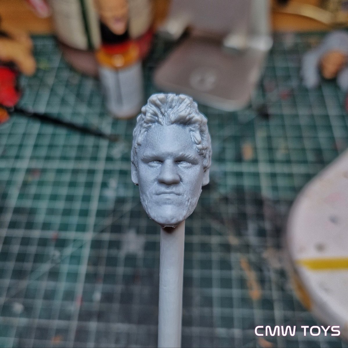Chris Jericho 2009 3D printed head | CMW TOYS