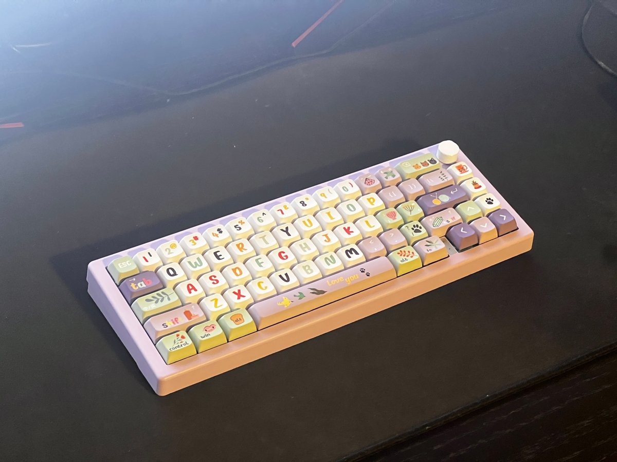 Purple Pastel Mechanical Keyboard | Crazy Keebs | Your one-stop shop ...