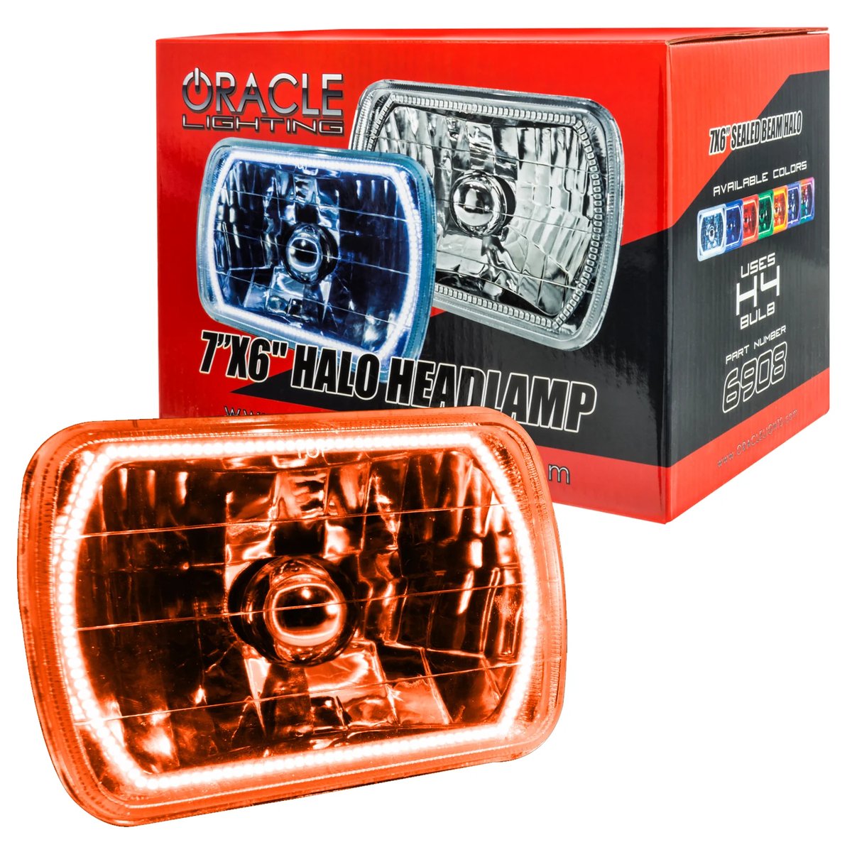 Vision Industries Automotive Lighting & Accessories — ORACLE 7X6 ORANGE ...