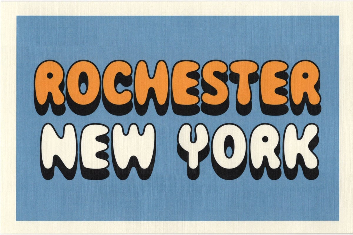 Rochester Postcard | Dellarious