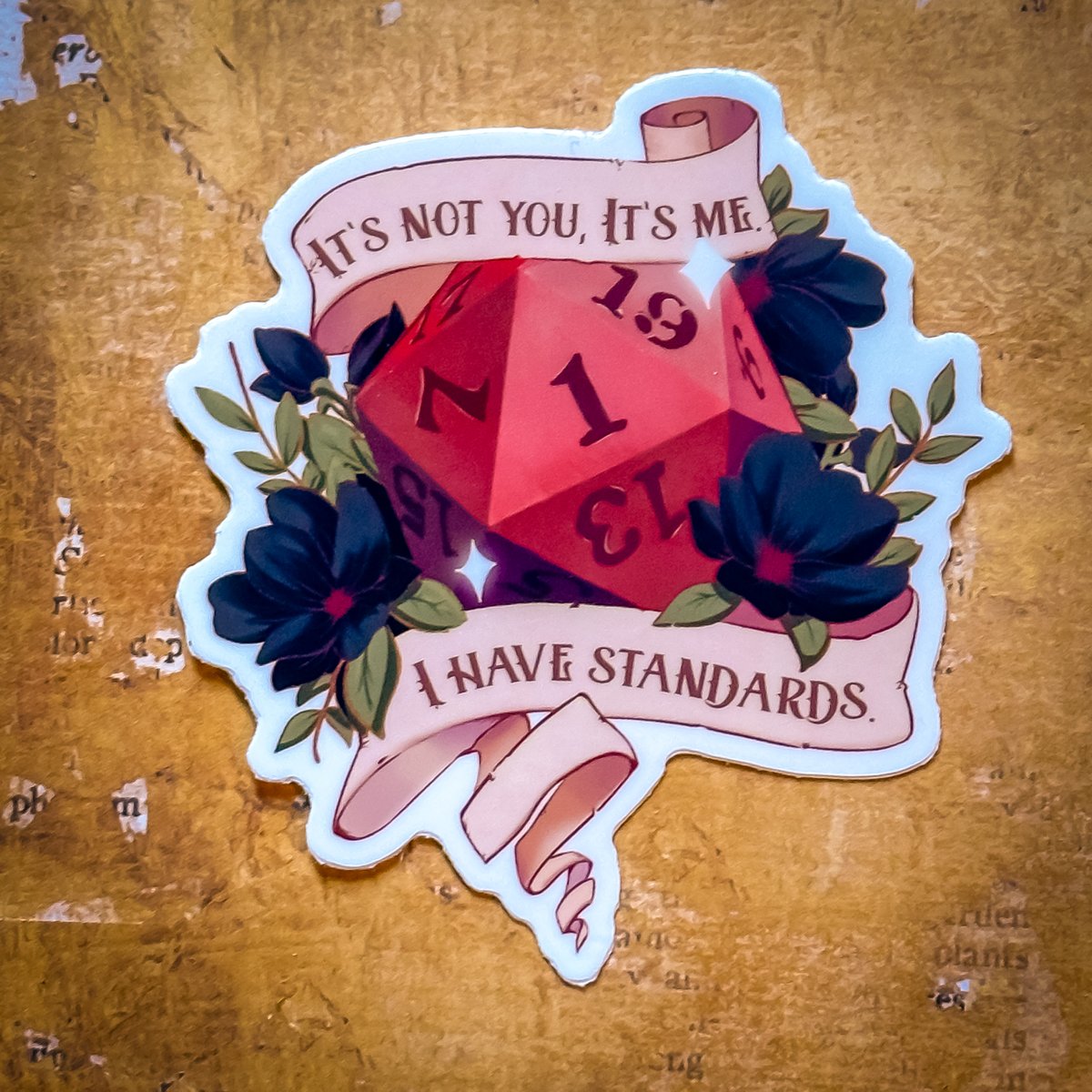 I Have Standards. Sticker | Pins By Arisamon