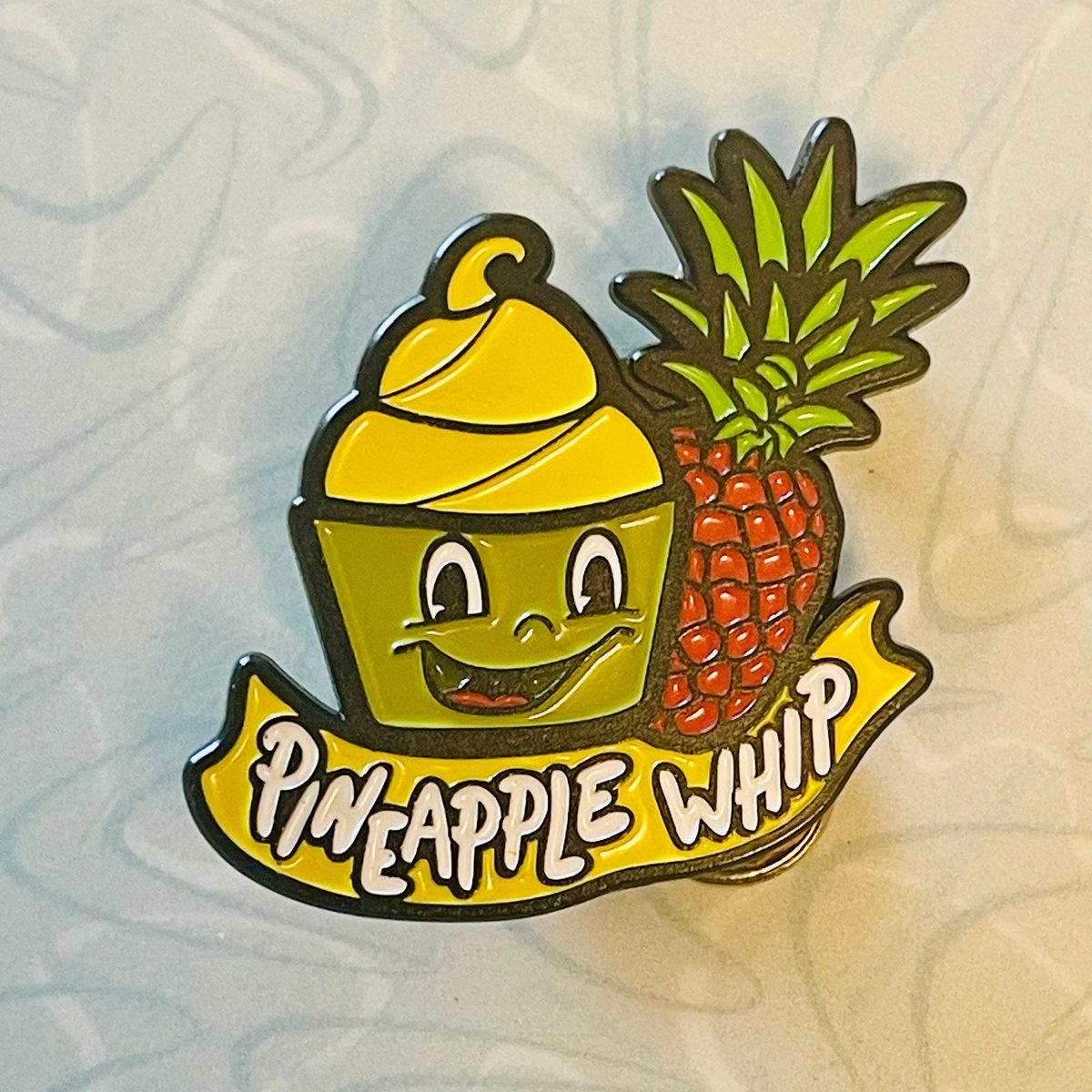 AT RANDOM Milwaukee Pineapple Whip 1.75" Soft Enamel Pin | The Black ...