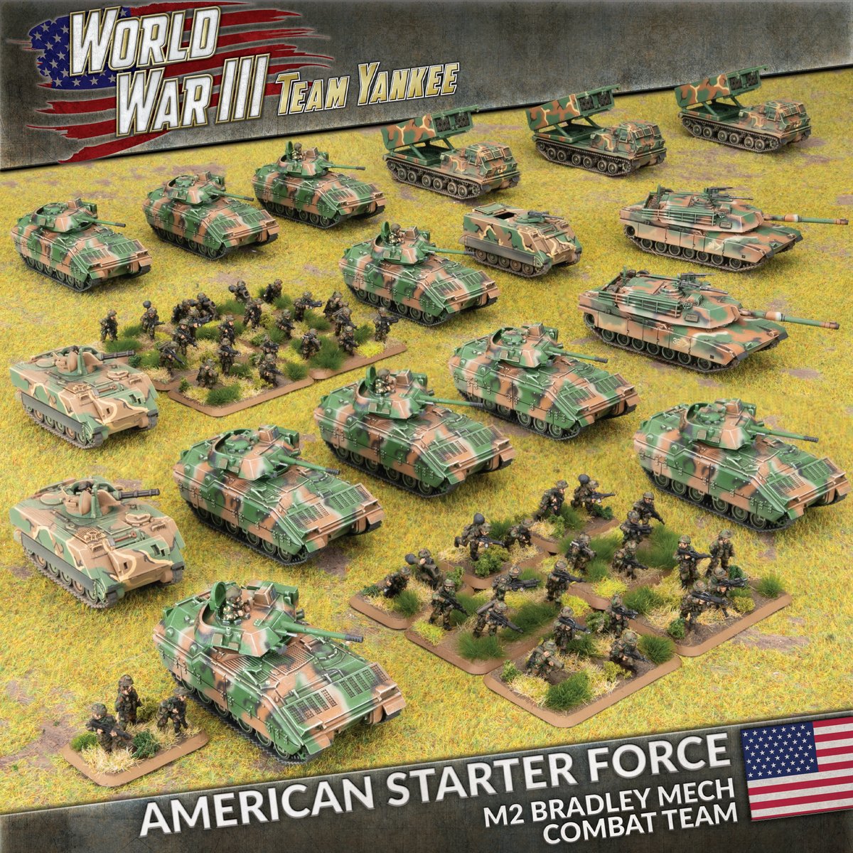 American M2 Bradley Mech Combat Team (TUSAB05) | Modelling For Advantage