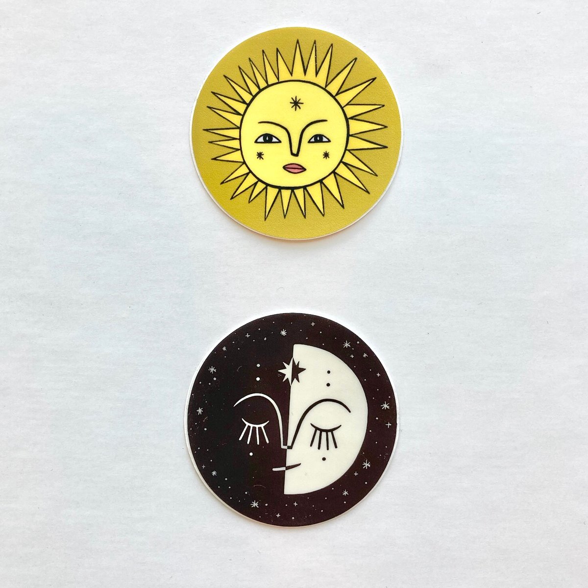 Sun & Moon Sticker Pack | Warm Shape