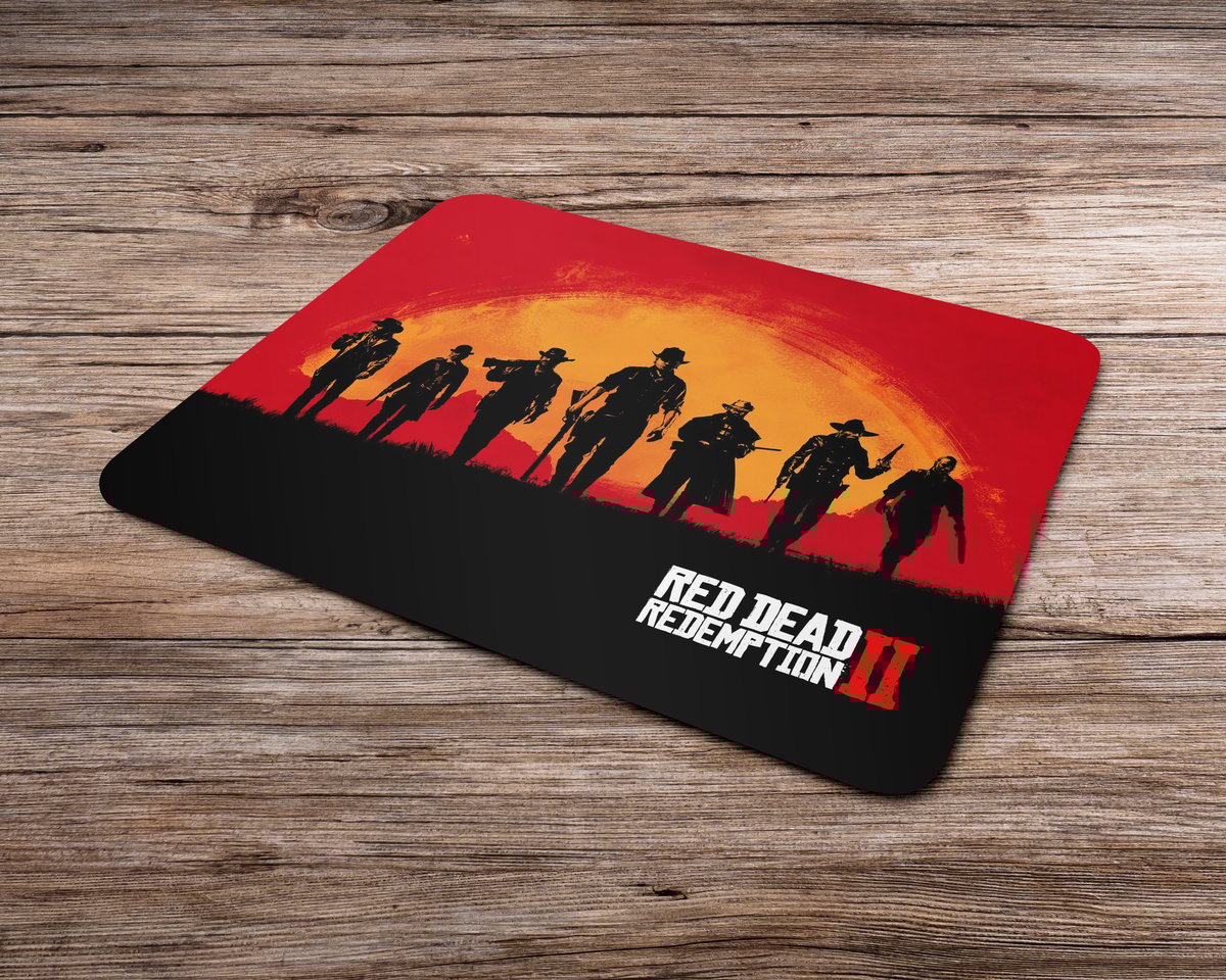 Red Dead Redemption 2 (RDR2) Artwork Design Mouse Pad 28x20cm | Adiprintz
