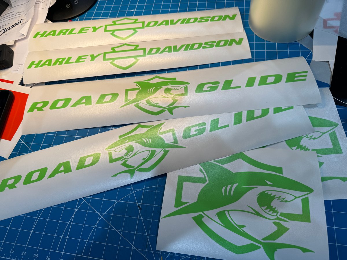 Tim's Custom Road Glide Green Graphics | Gladiator Graphics