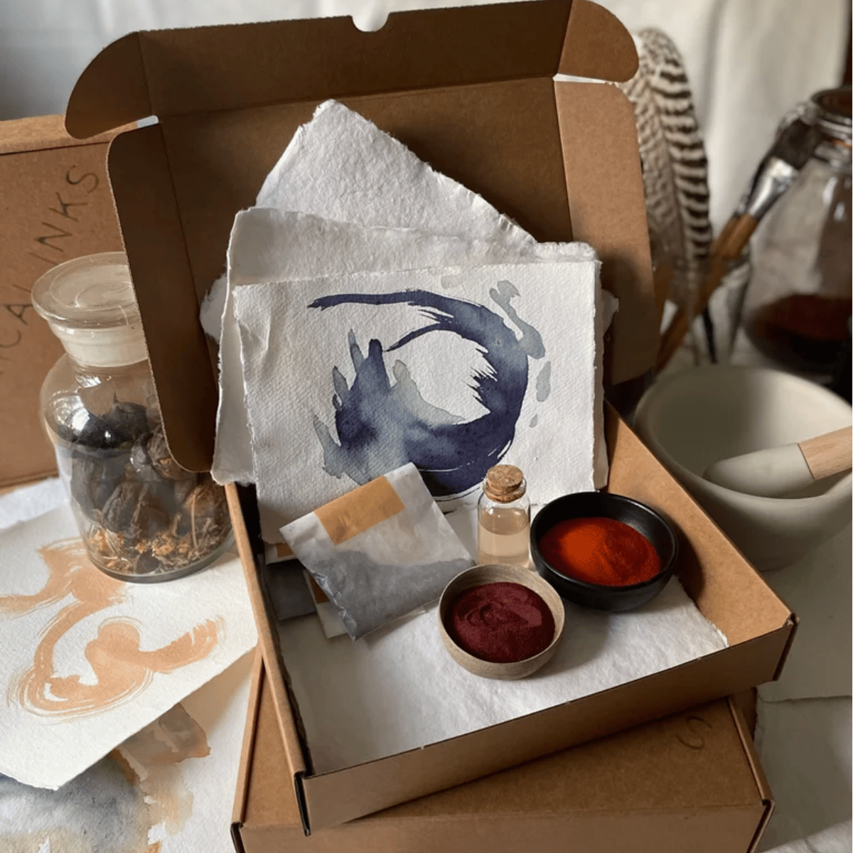 BOTANICAL INKS — INK DRAWING KIT