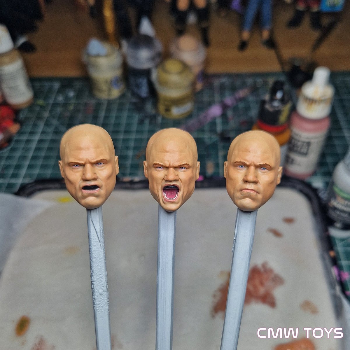 Artist Spotlight Series - Nicks Custom Toys - Kurt Angle | CMW TOYS
