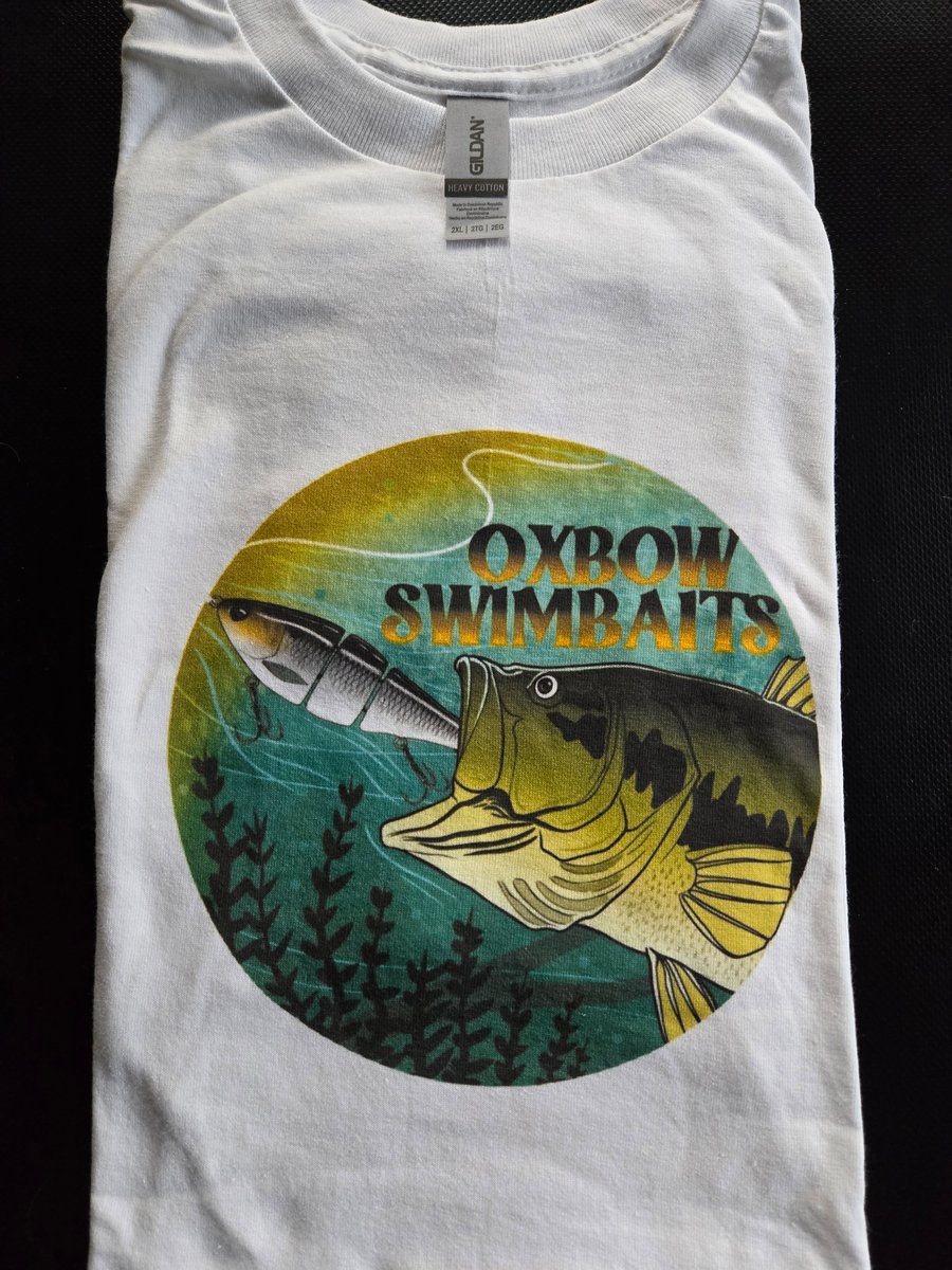 T-shirt - White | Oxbow Swimbaits