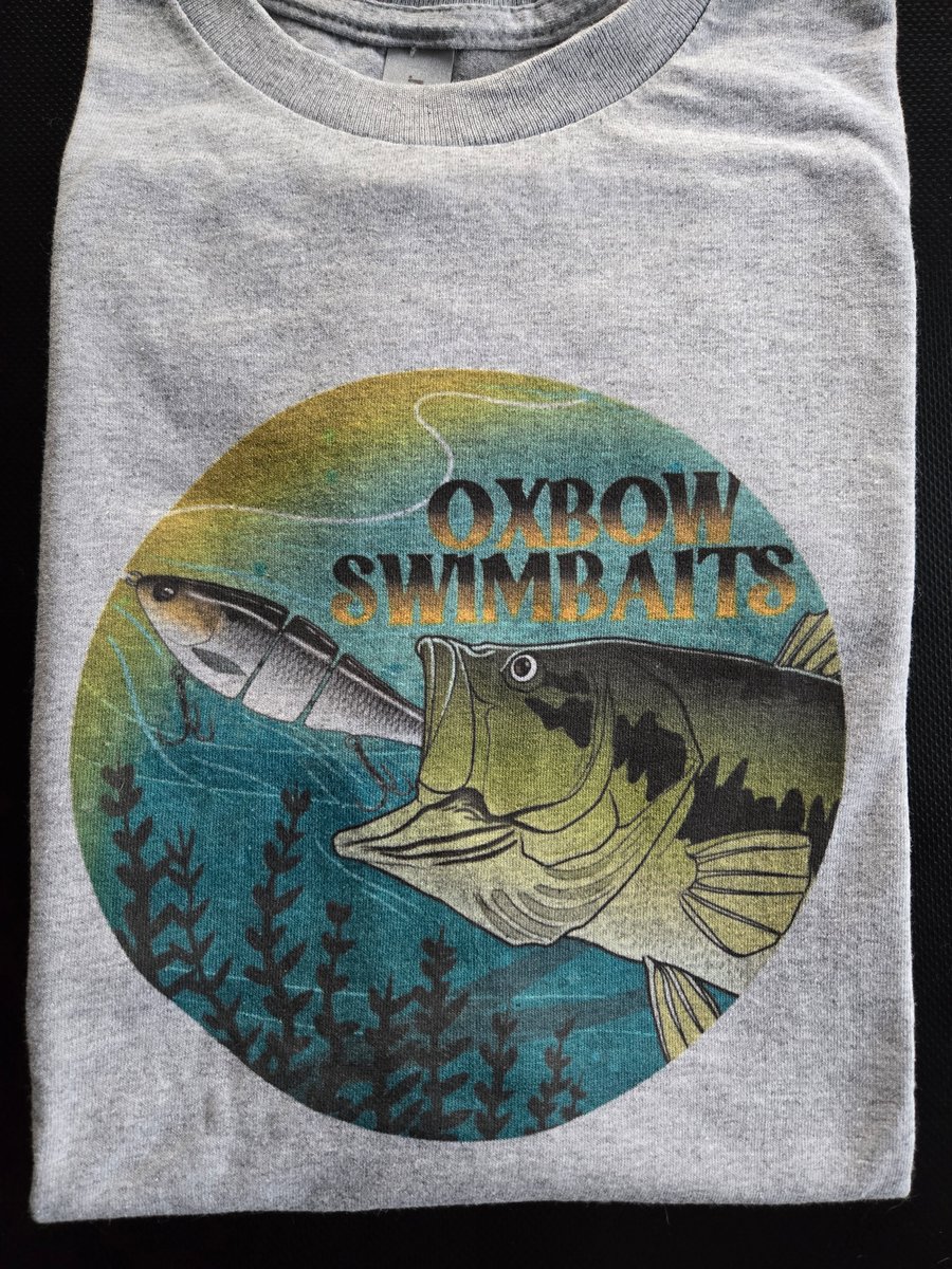 T-shirt - Grey | Oxbow Swimbaits