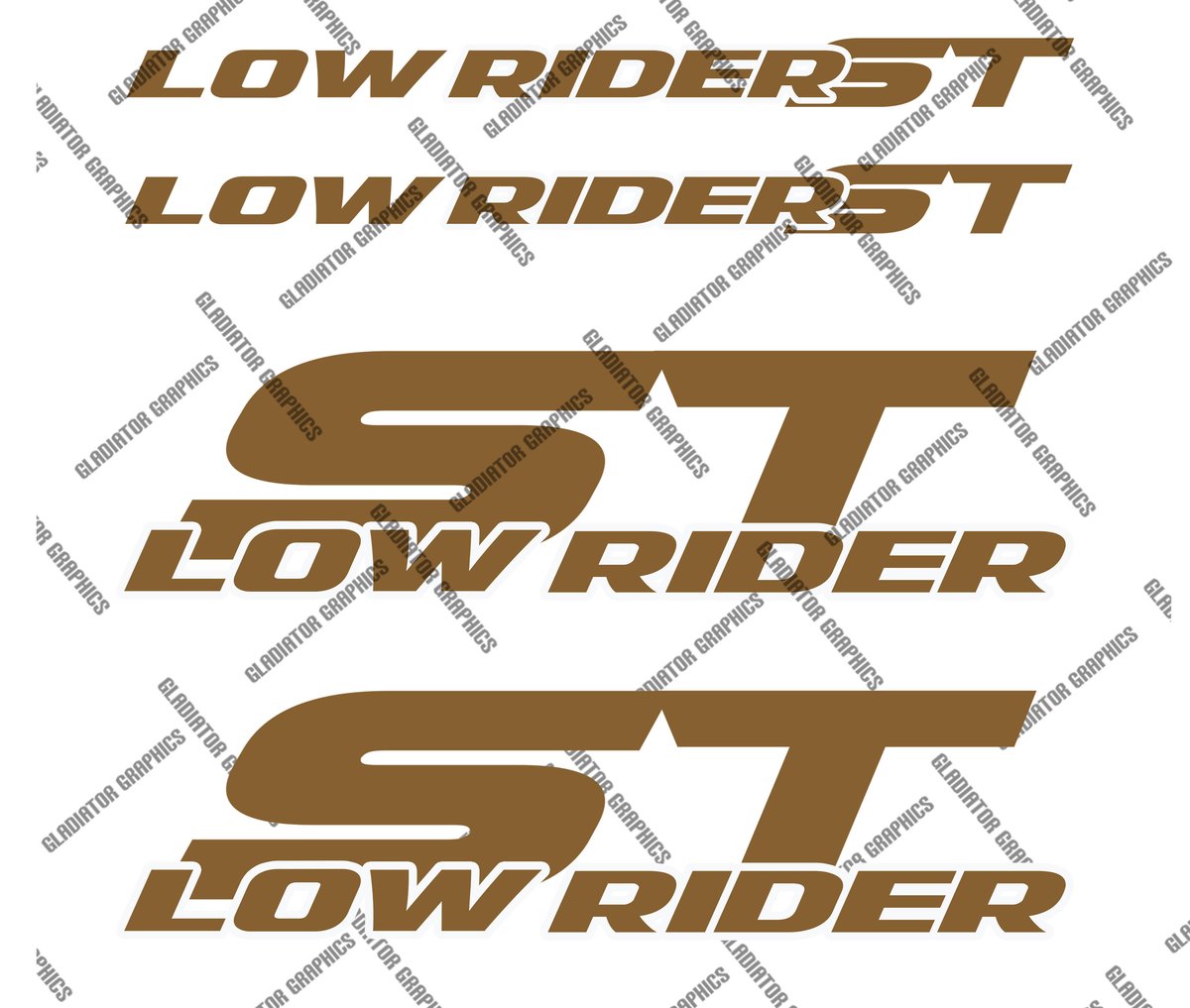 Low Rider ST Graphics | Gladiator Graphics
