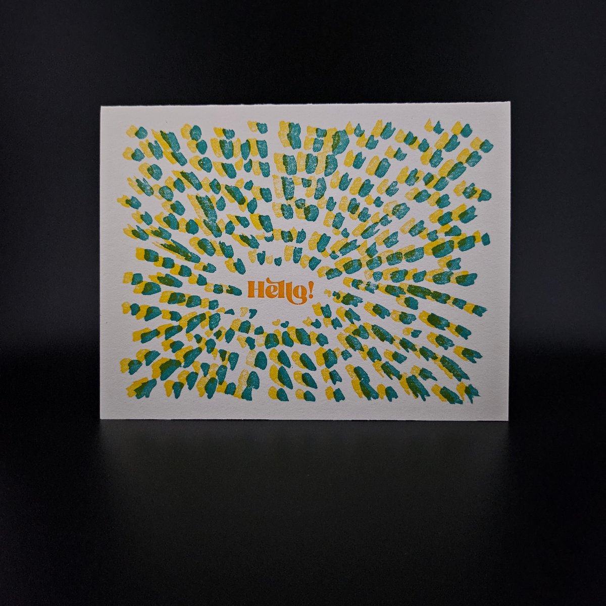 Hello! / greeting card | Letterpress Arcana