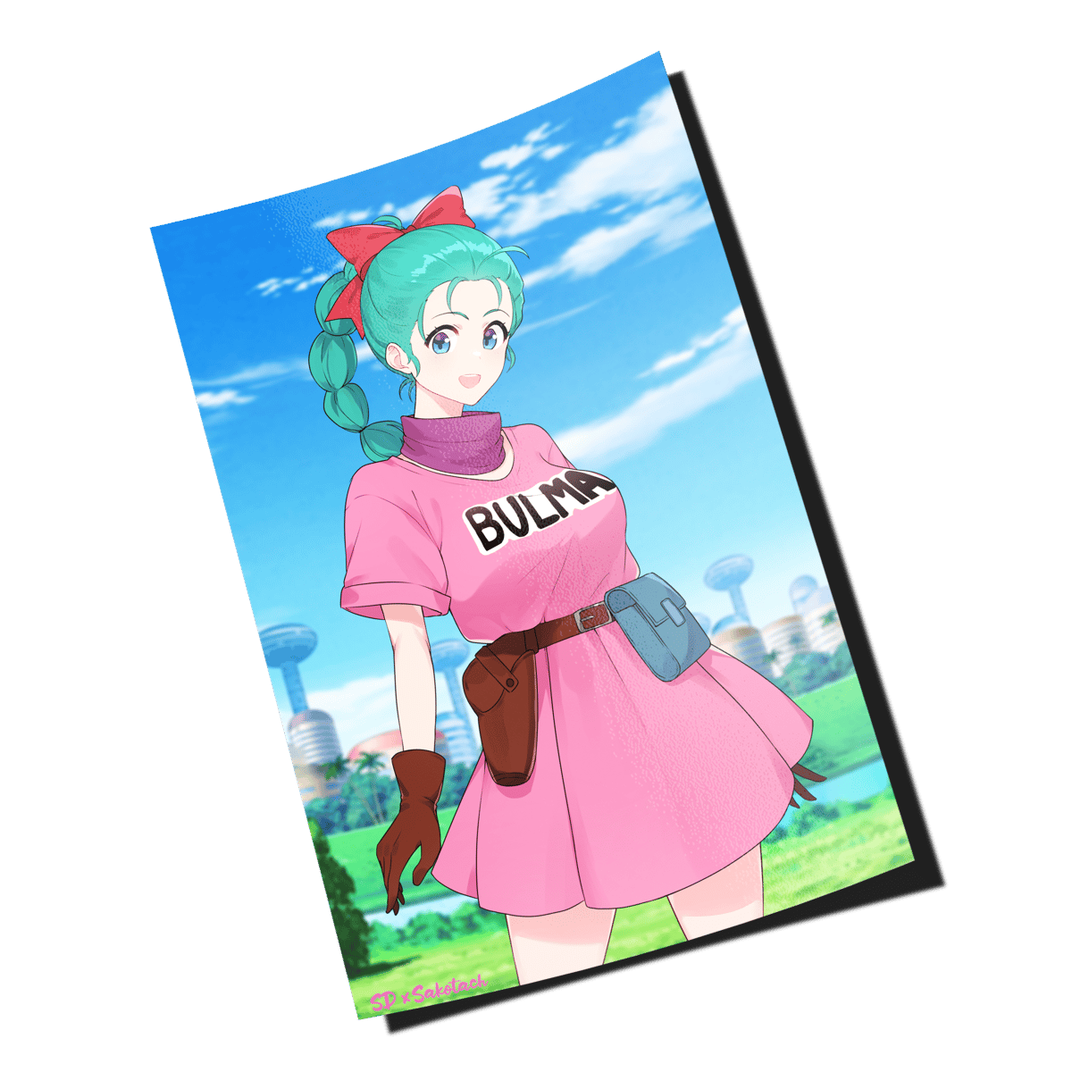 Bulma Poster | Slightly Devious Designs
