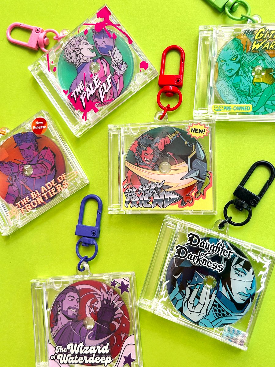 BG3 Mini CD Charms | cranity