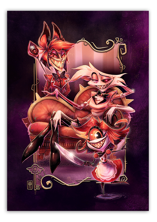 Hazbin Hotel - A3 Poster Print | Tristan Tait Illustrations