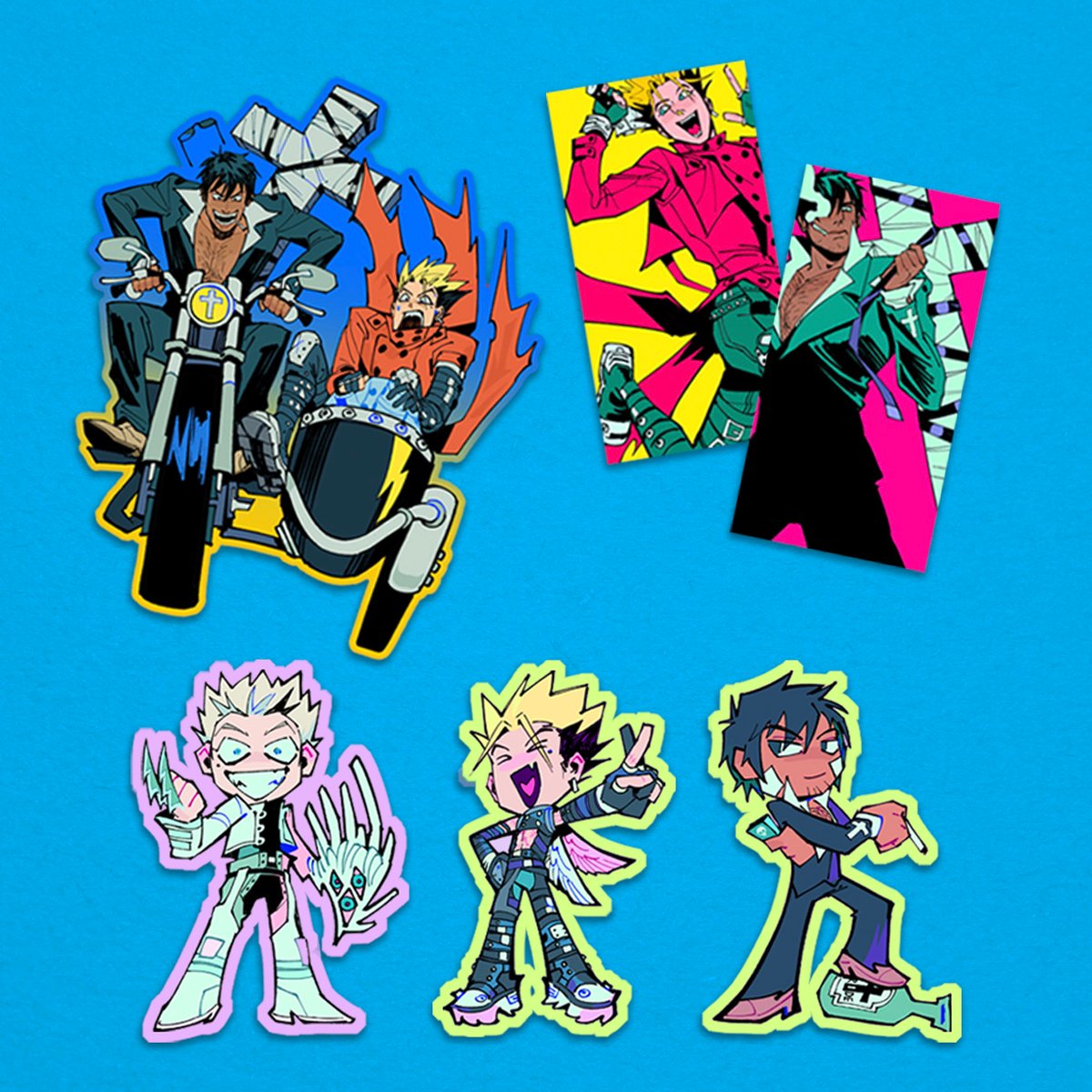More Trigun Stickers | cranity