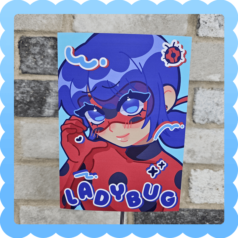 miraculous ladybug ️ mini print | jeanini's art shop