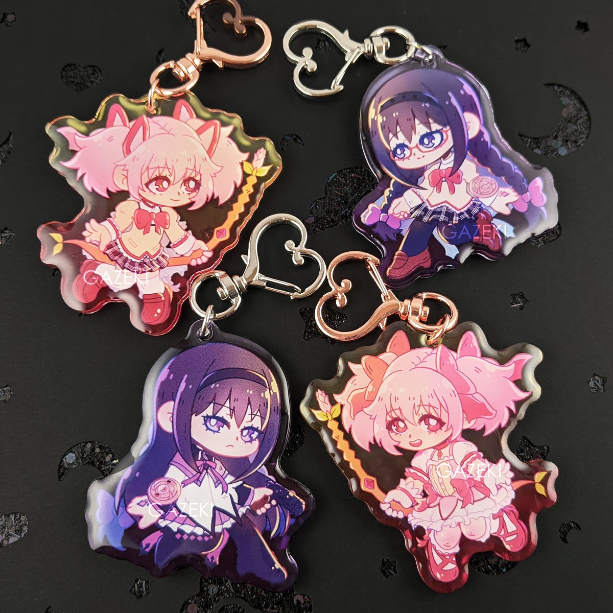 MadoHomu ☆ Magical Girl Double-Sided Charms | Gazeki