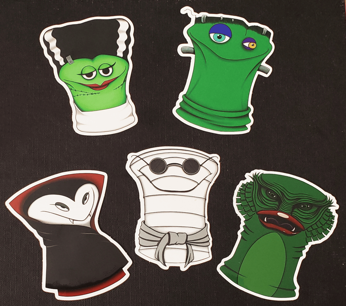 Sock Puppet Classic Horror Monsters | Kelly Maldonado Art