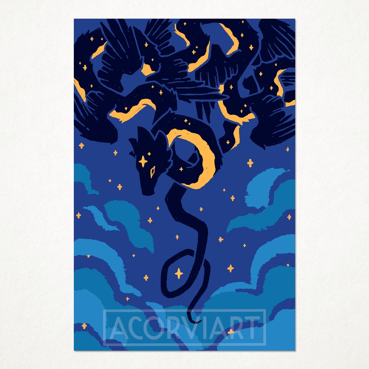 Starcatcher Postcard Print | acorviart
