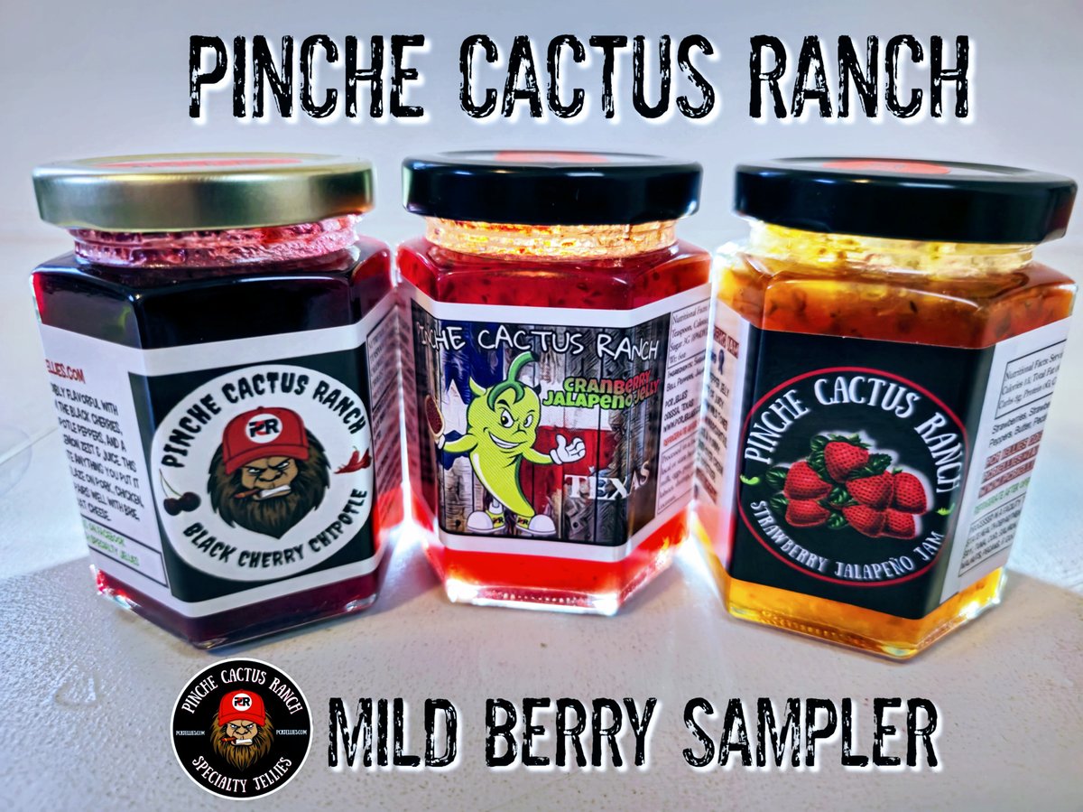 Mild Berry Box | Pinche Cactus Ranch Specialty Jellies