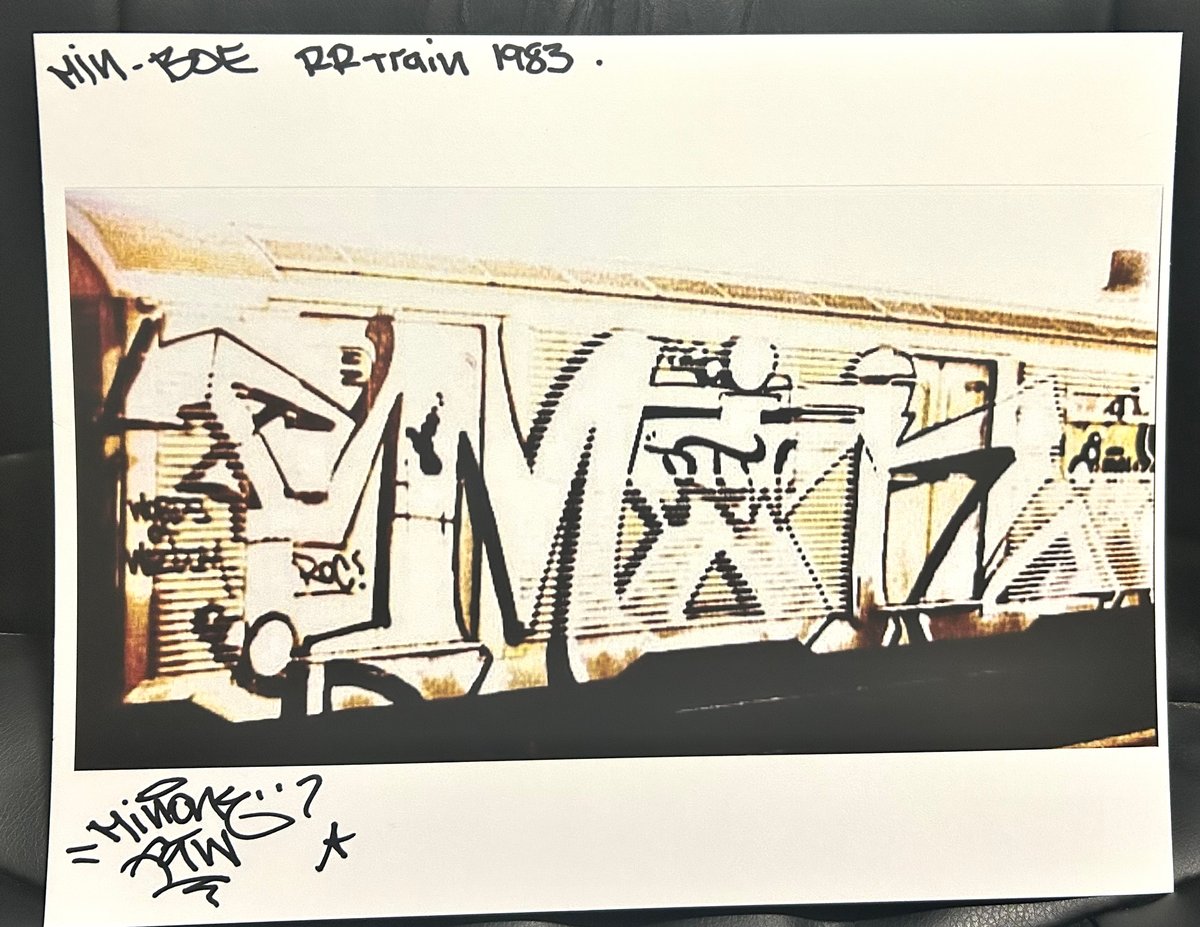 Min-Boe RR Train 1983 Signed | MinOne RTW