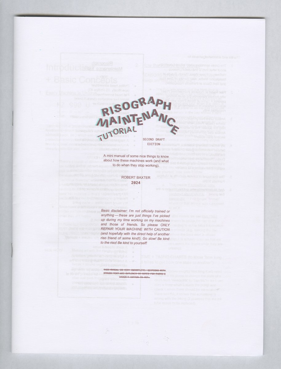 Risograph Maintenance Tutorial | RISO Bookstore