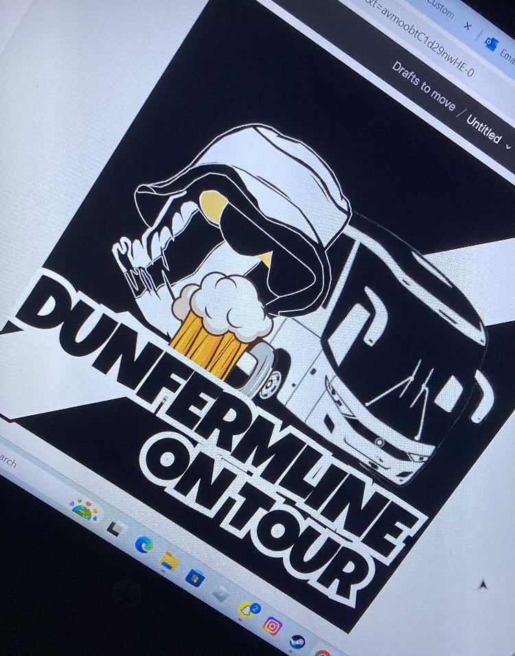 25 Dunfermline football ultras/casuals stickers | Casual Footy