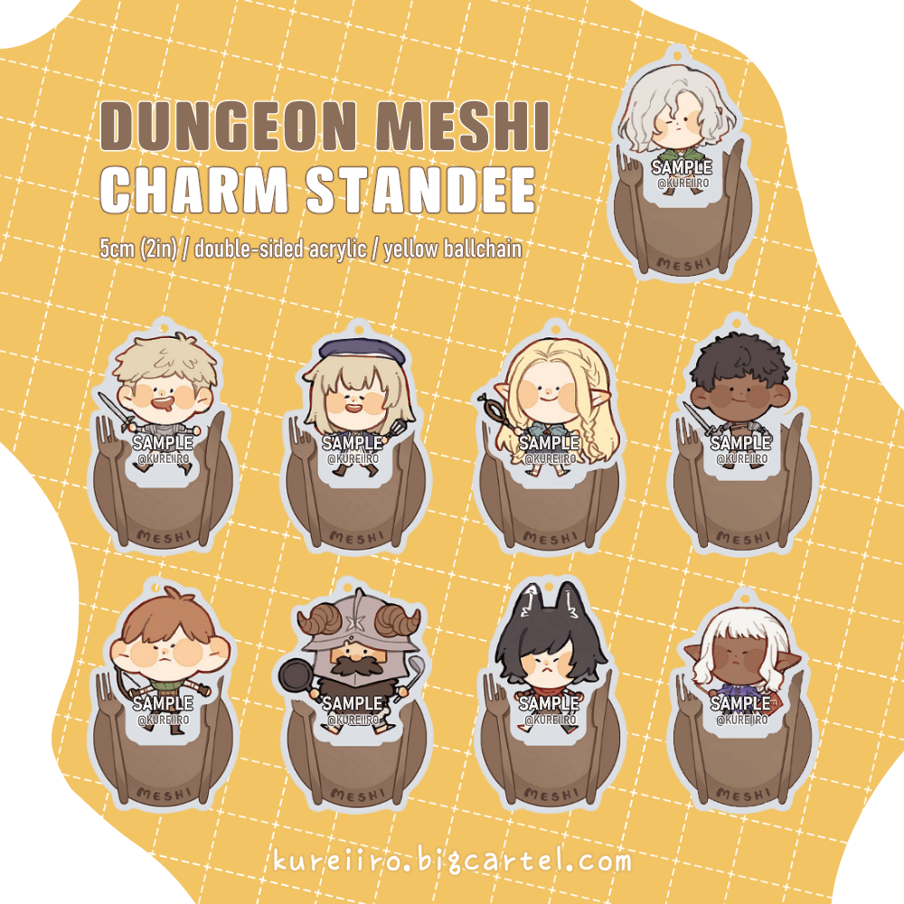 Dungeon Meshi | Standee Charms (9 characters) | kureiiro