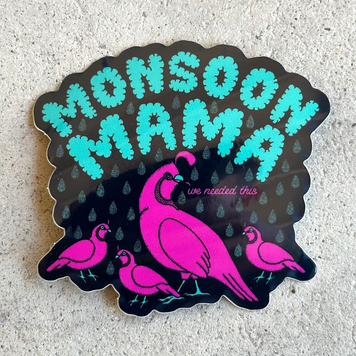 Monsoon Mama Sticker | Jos Par