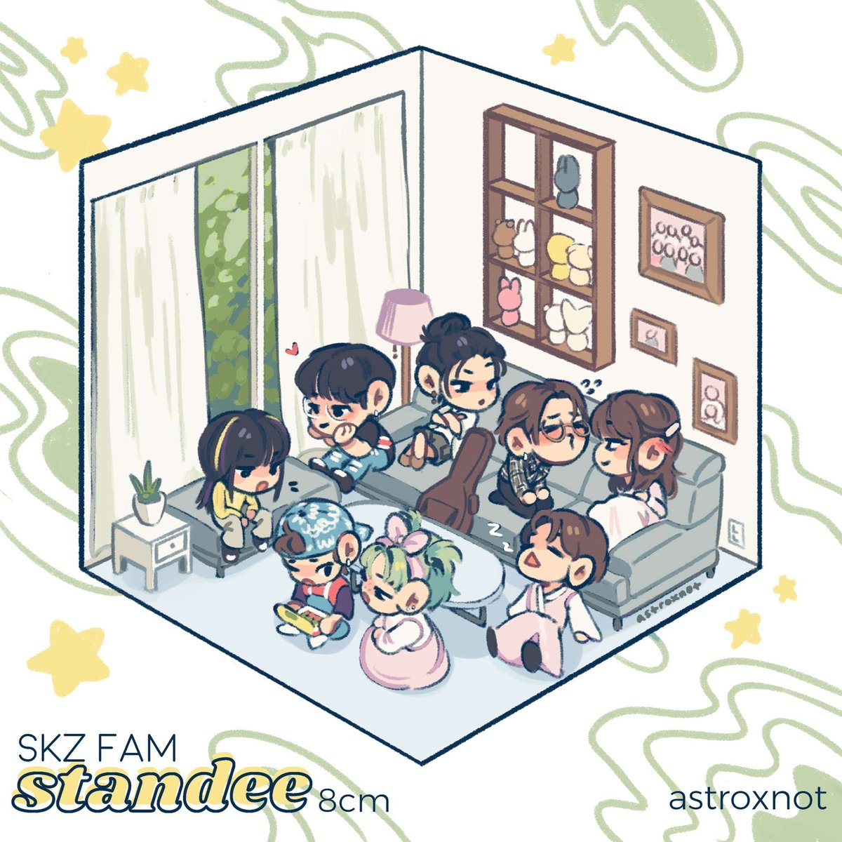 SKZ FAM STANDEE | astroxnot