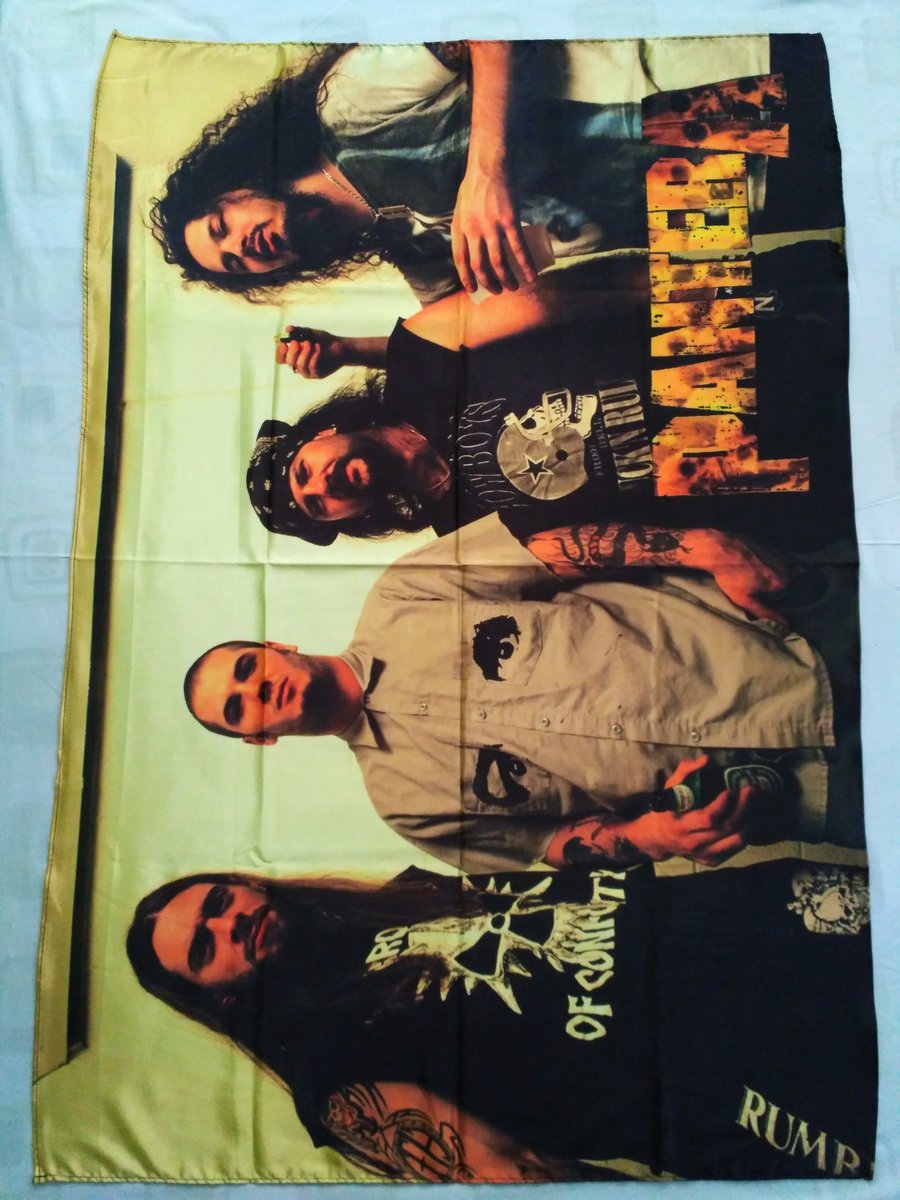 PANTERA - Band photo Flag (cloth poster Banner tapestry) Grrove metal ...