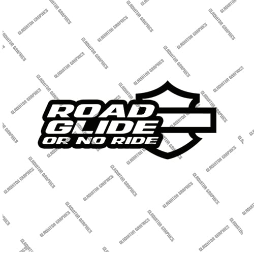Road Glide or No Ride Decal | Gladiator Graphics