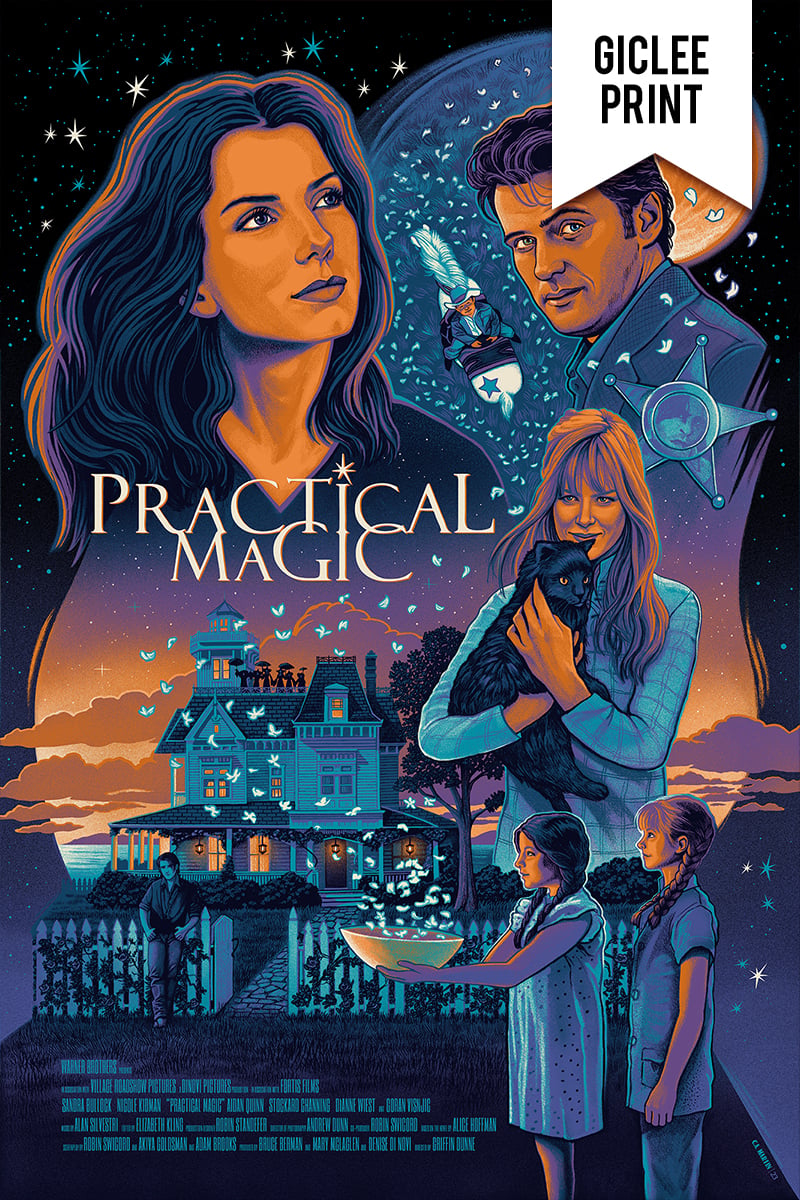 Practical Magic - Black Magic Variant - Giclée Print - 24x36 | CAMartinArt