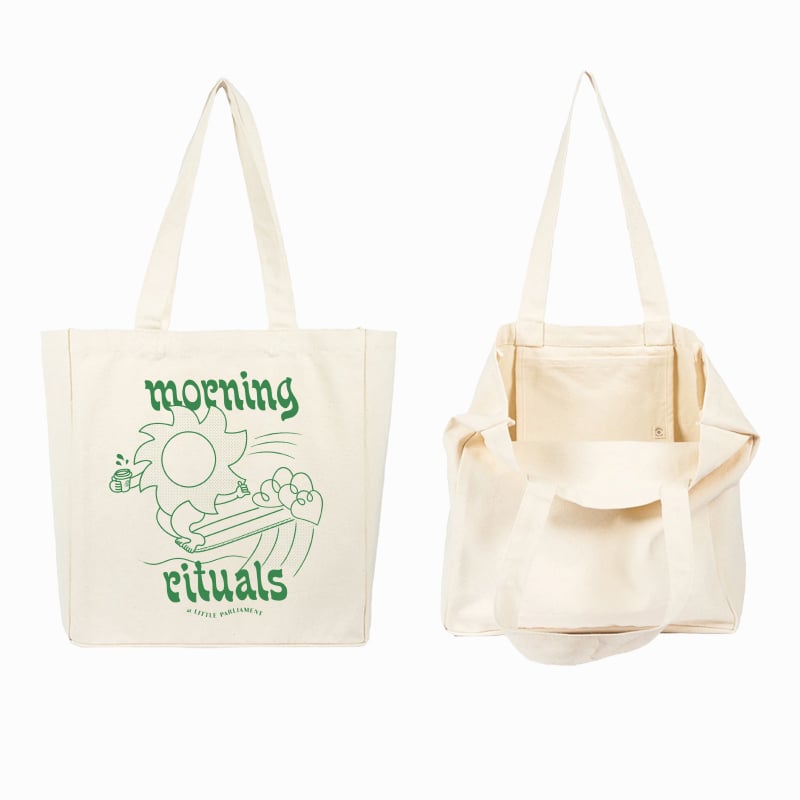 Morning Rituals Tote Bag | Little Parliament