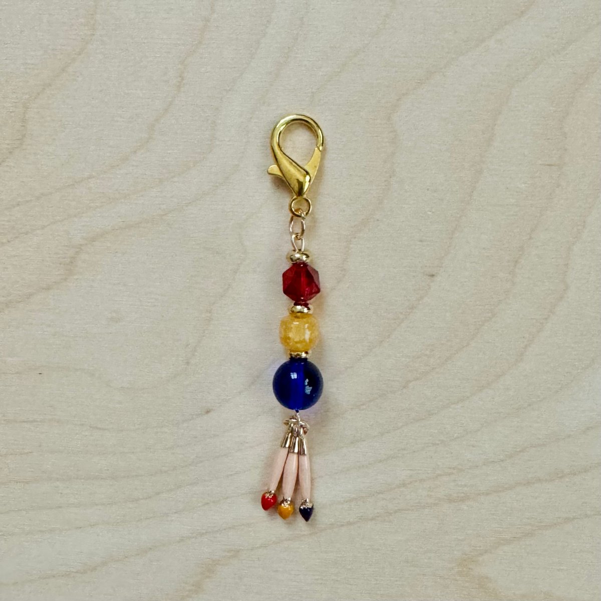 Paintbrush Keychain | beaderboy