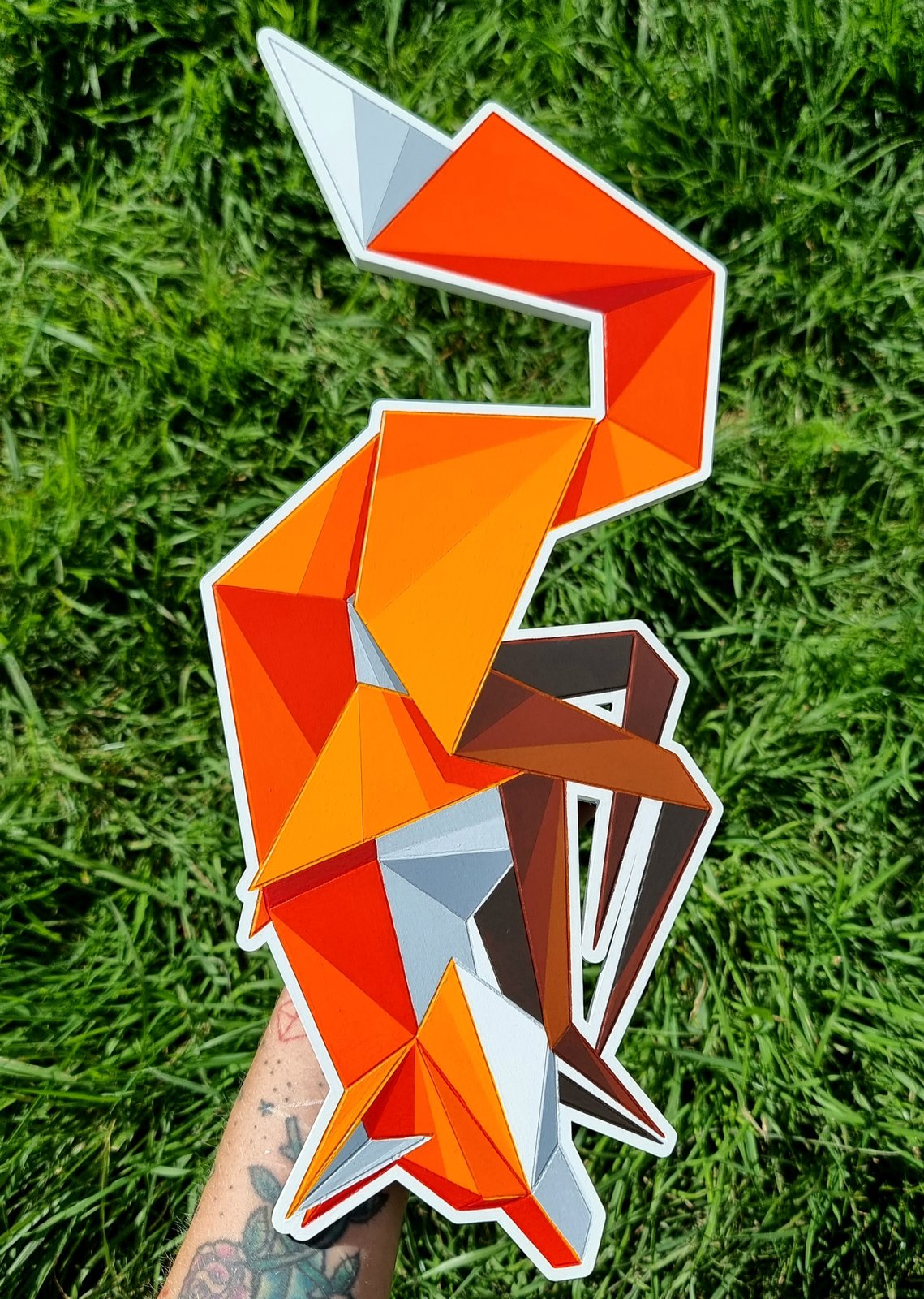 Jump Down original woodcut 1/2 / ANNATOMIX