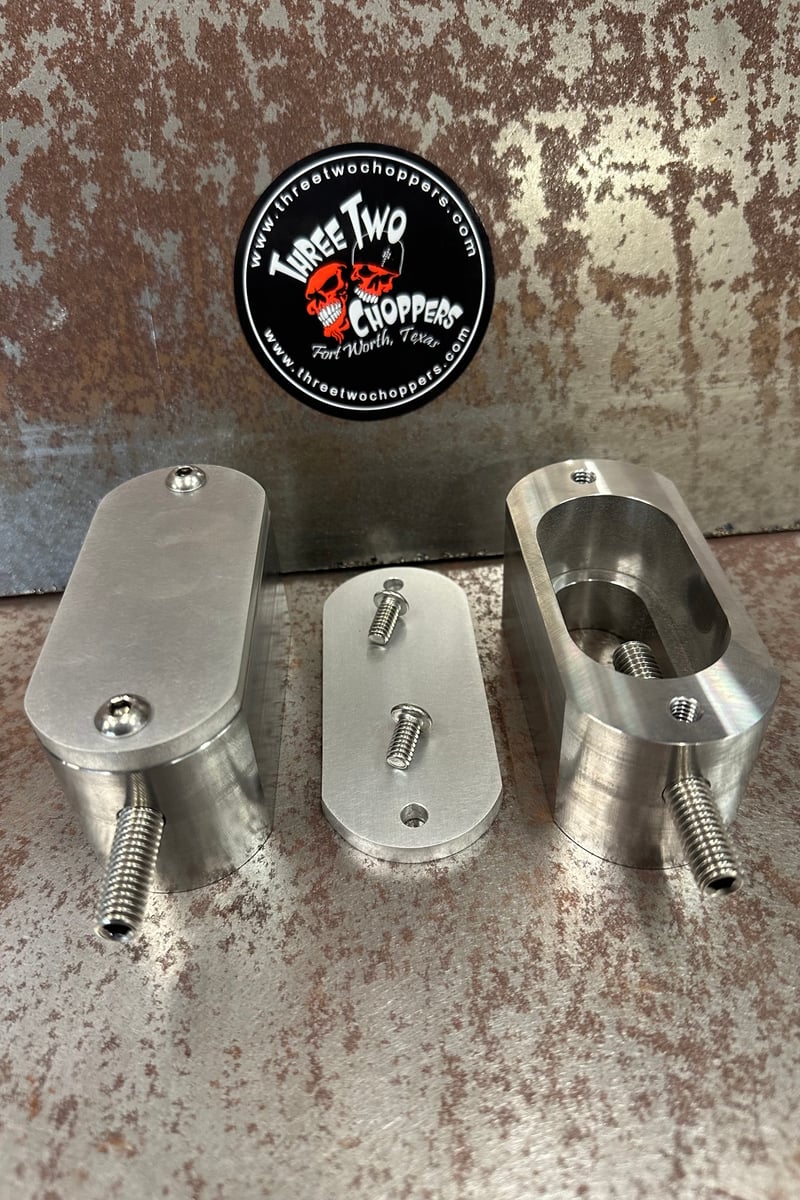 Weld on Axle blocks | Three Two Choppers
