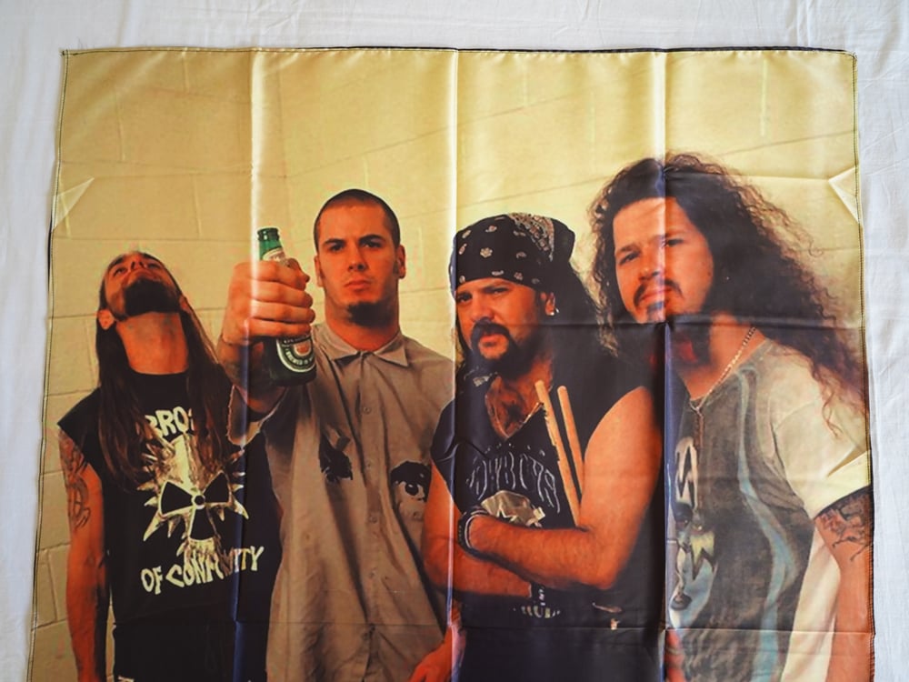 PANTERA - Band photo Flag (cloth poster Banner tapestry) Groove metal ...